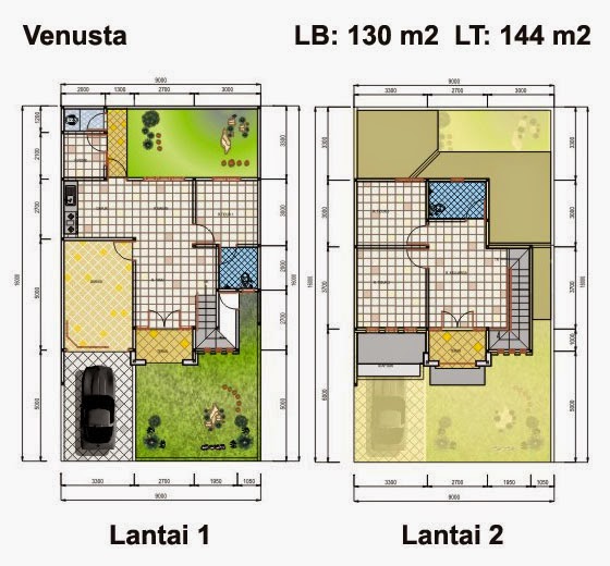 Desain Rumah Minimalis 2 Lantai Type 42 - Foto Desain Rumah Terbaru