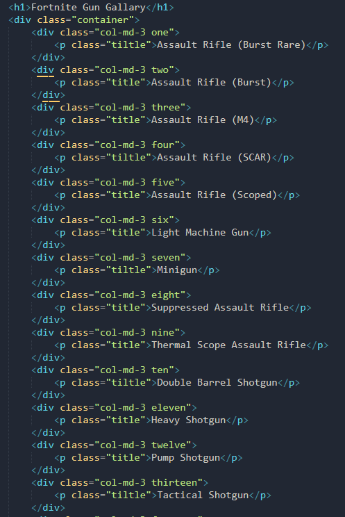 Scrollreveal Js Animated Elements When Scroll Page Example Page Fortnite Gun Gallary