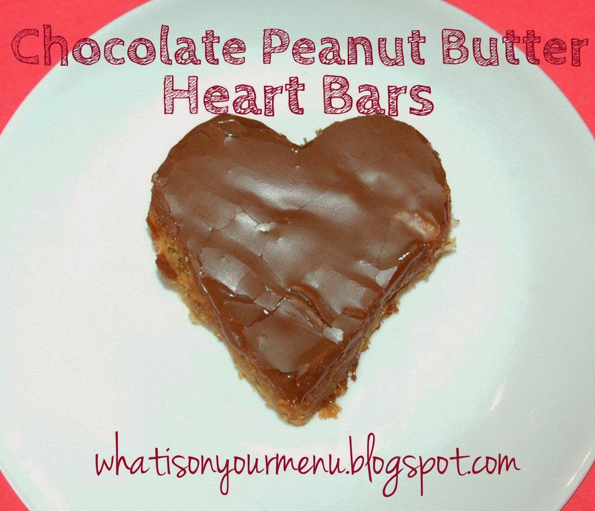 Peanut Butter Heart Bars