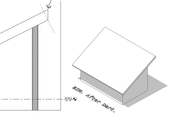 Revit Tutorial - Shed Roof High Eave Detail - BlogRevit