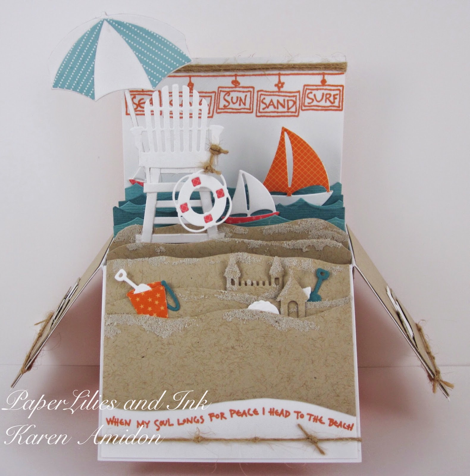 PaperLilies and Ink: IMPRESSION OBSESSION-SUN, SAND AND SURF!