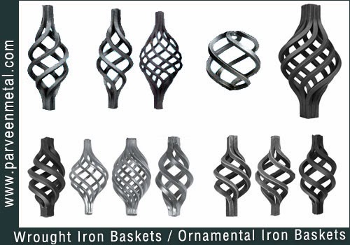 Wrought iron components and ornamental iron hardware for gates parts ...