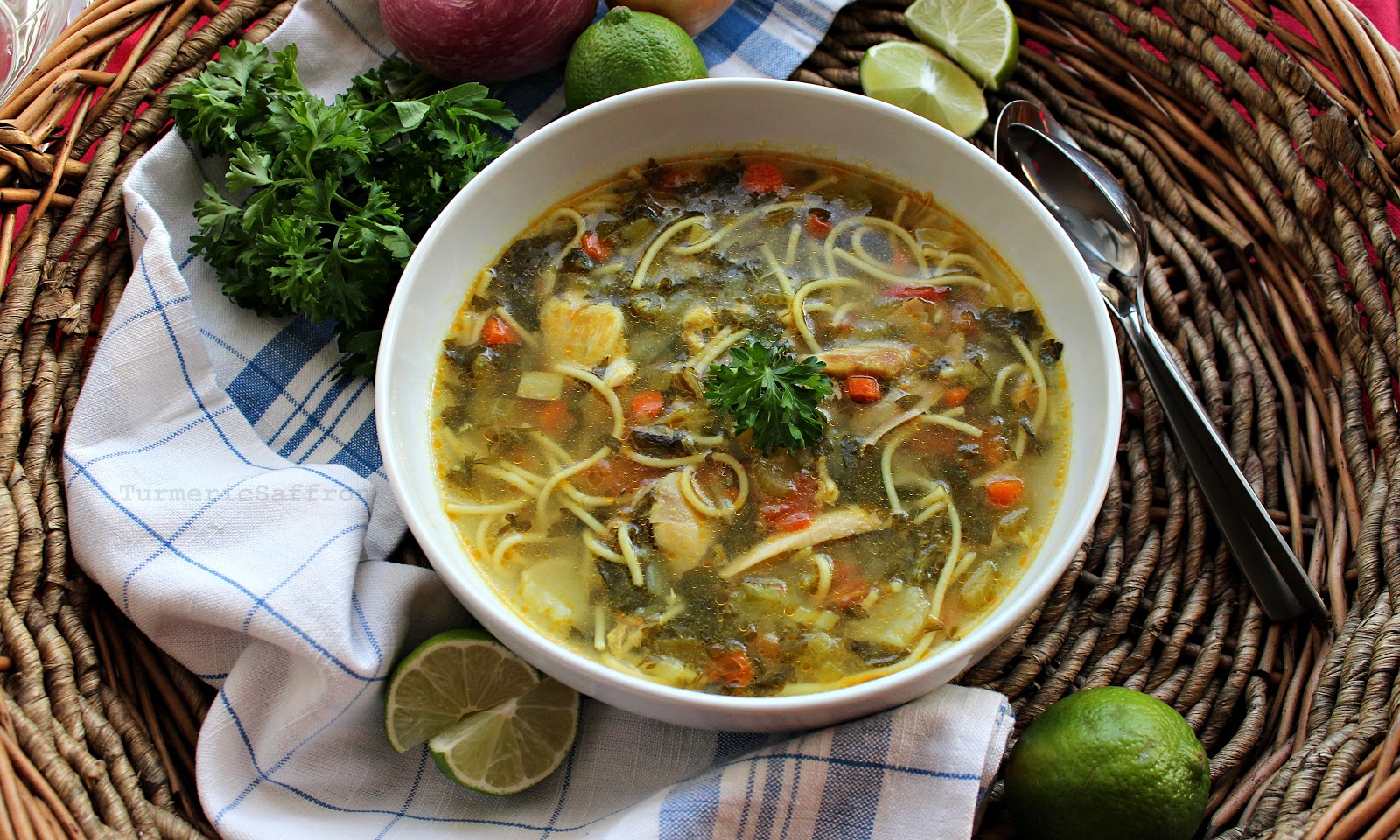 Turmeric & Saffron: Soup-e Morgh o Sabzijat - Maman's Feel-Good Chicken ...