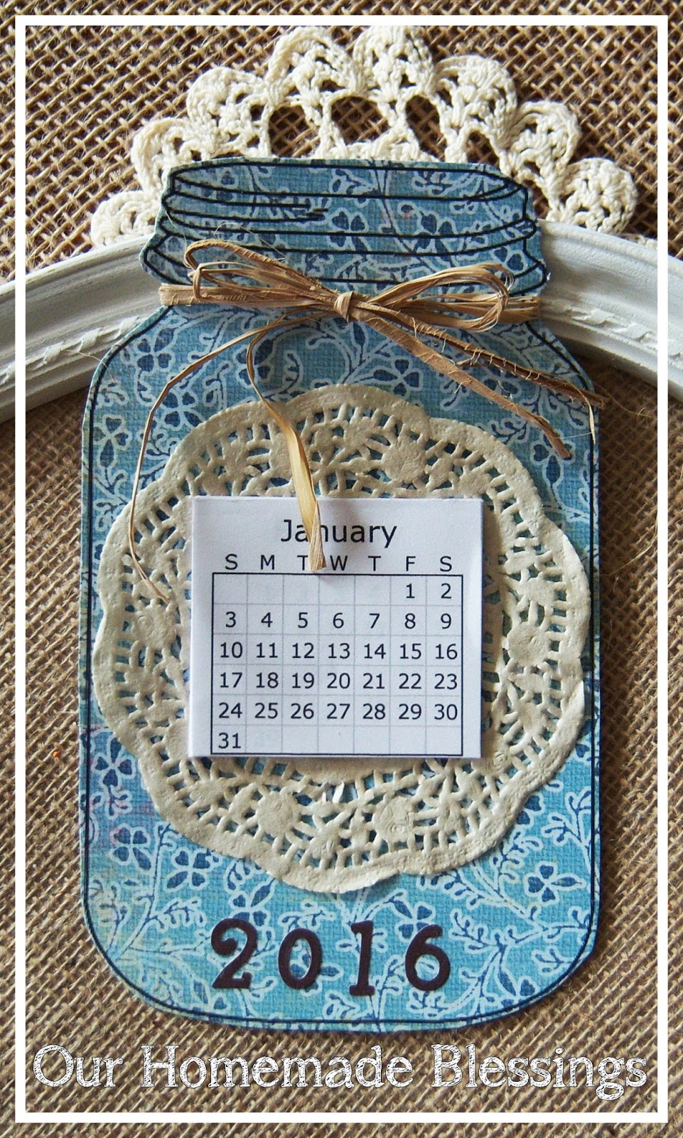 Shoregirl's Creations: Mason Jar Calendars