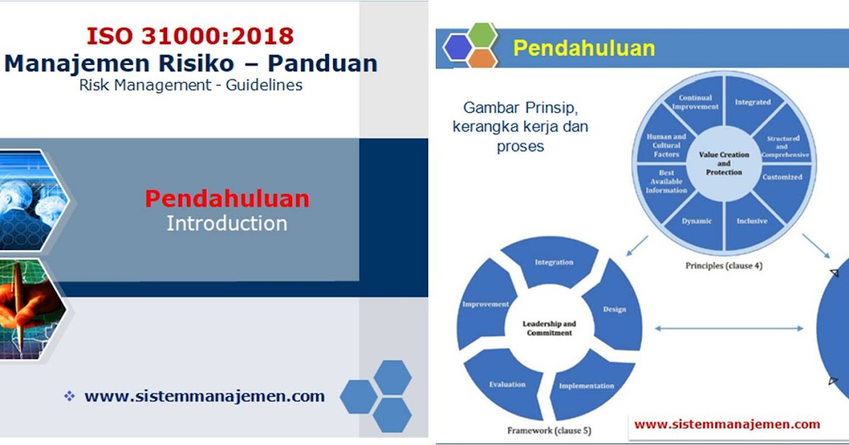 Pt Sistem Manajemen Utama Paket Presentasi Iso 31000 2018 Manajemen