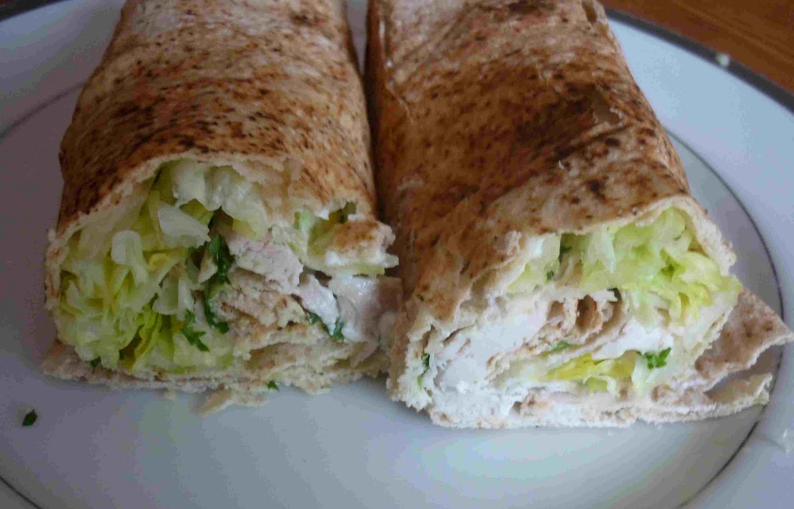 Simpleliving: Lunch Today - My Chicken Wrap ! (Failsafe)