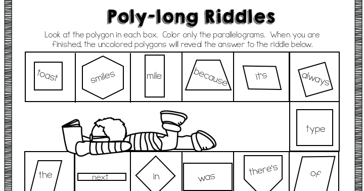 Classroom Freebies Too: Poly-Long Riddles