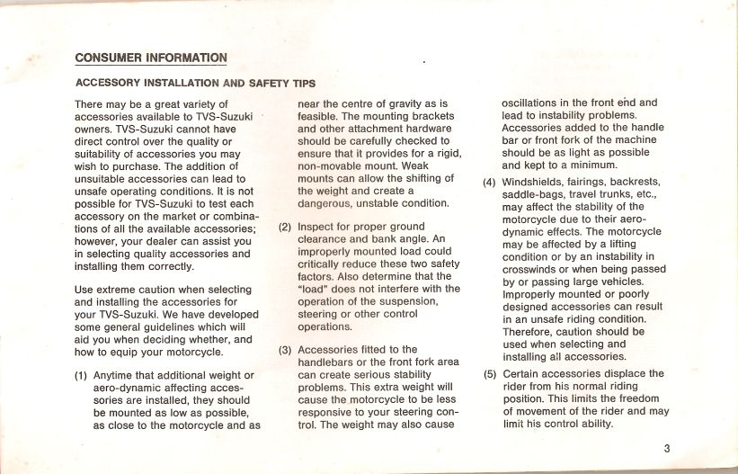 Rare Motorcycle: TVS Suzuki Supra