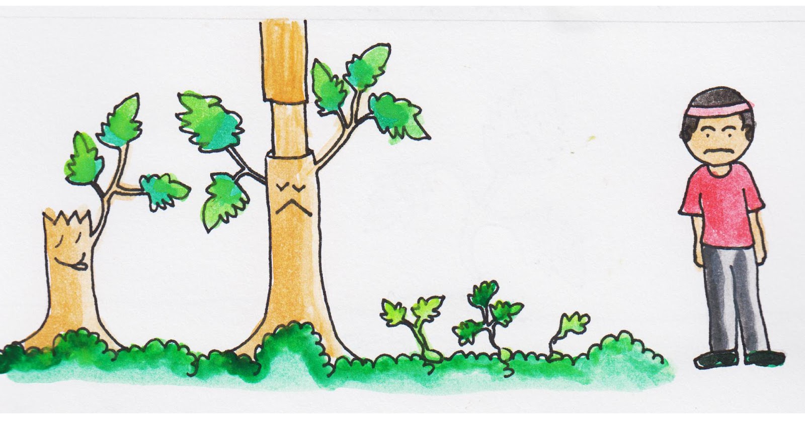 i feel like drawing: A Story of A Bad Tree