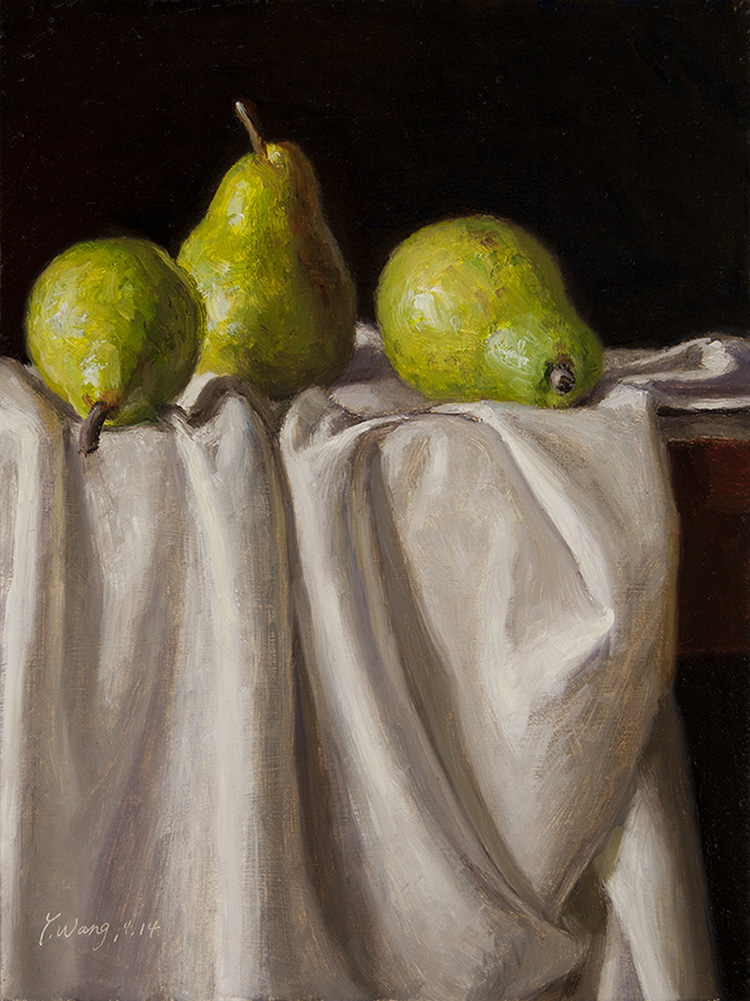 Wang Fine Art: three pears
