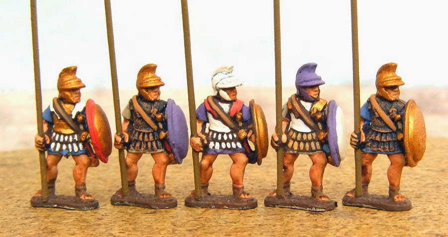 Miniature Soldiers: Macedonian phalangites in heavy armour