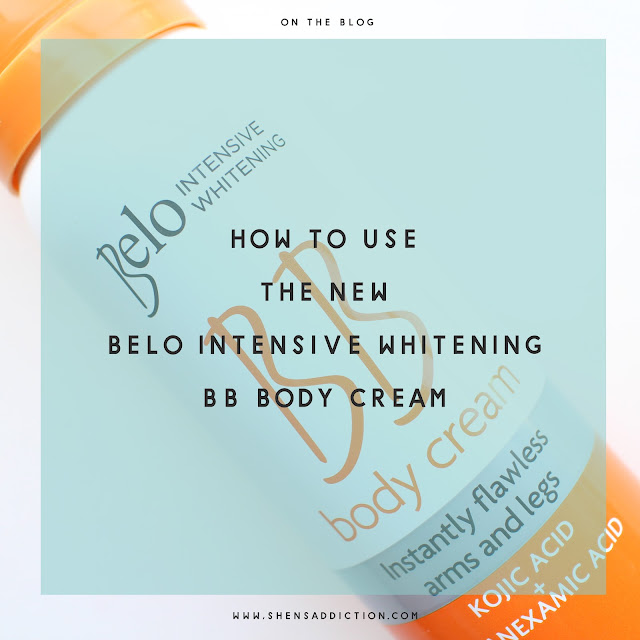 My Review and How to Use the NEW Belo Intensive Whitening BB Body Cream ...