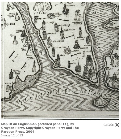 YING ZHANG: Grayson Perry: Map of An Englishman