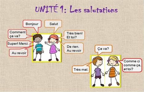 Salutations en français – Des documents