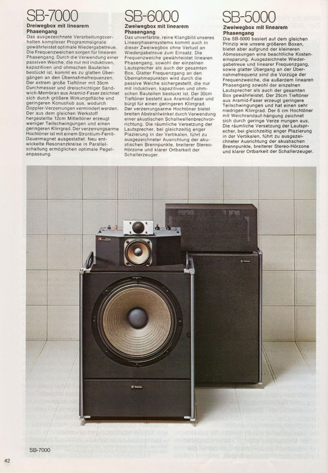 Infrequent Sound [sex.tex] technology: Technics SB-5000A 2-Way Phase ...