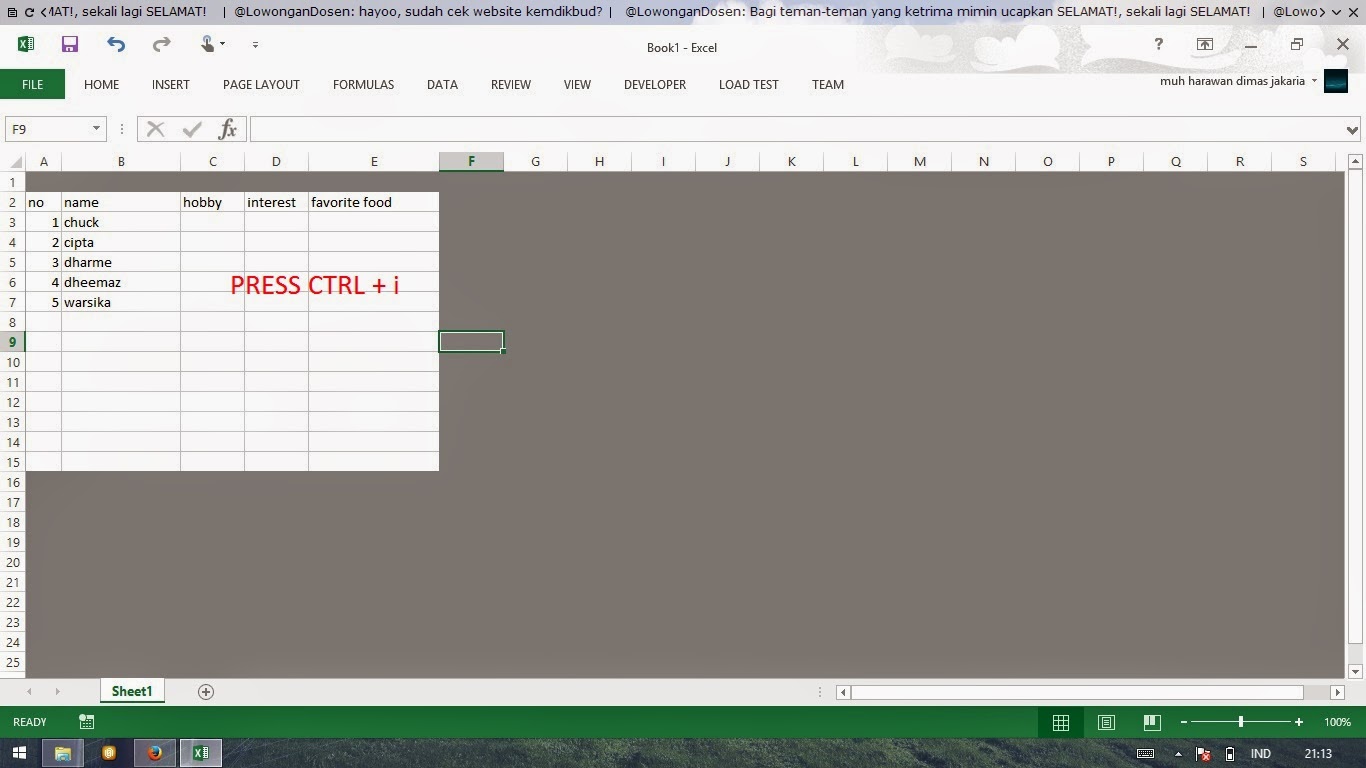 universal input helper addin for microsoft excel | ©dhee's scribble™