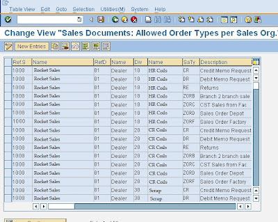 Assign Sales Order Types Permitted for Sales Areas in SAP