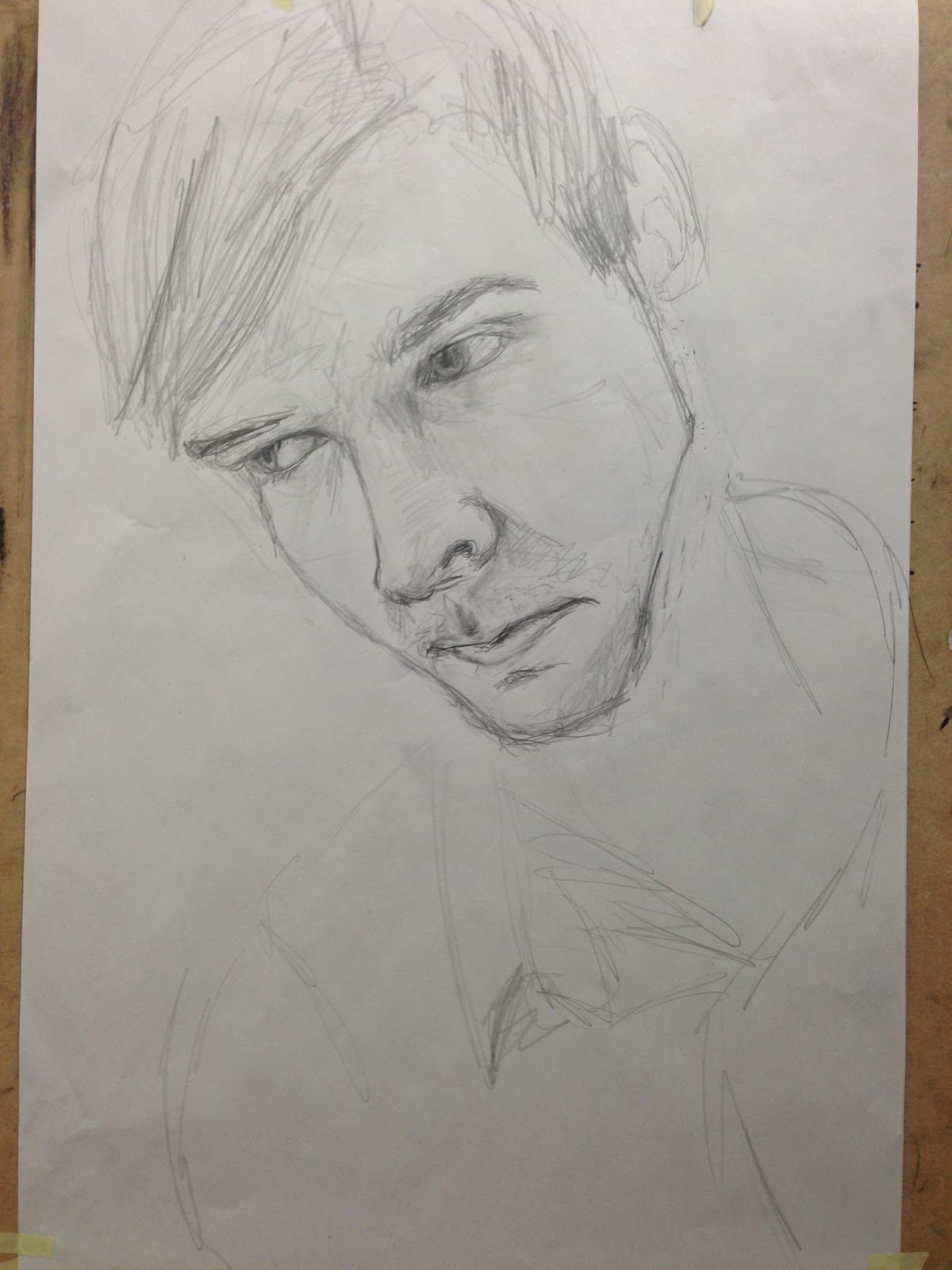 Life Drawing Poses and Self Portrait |30 Frames