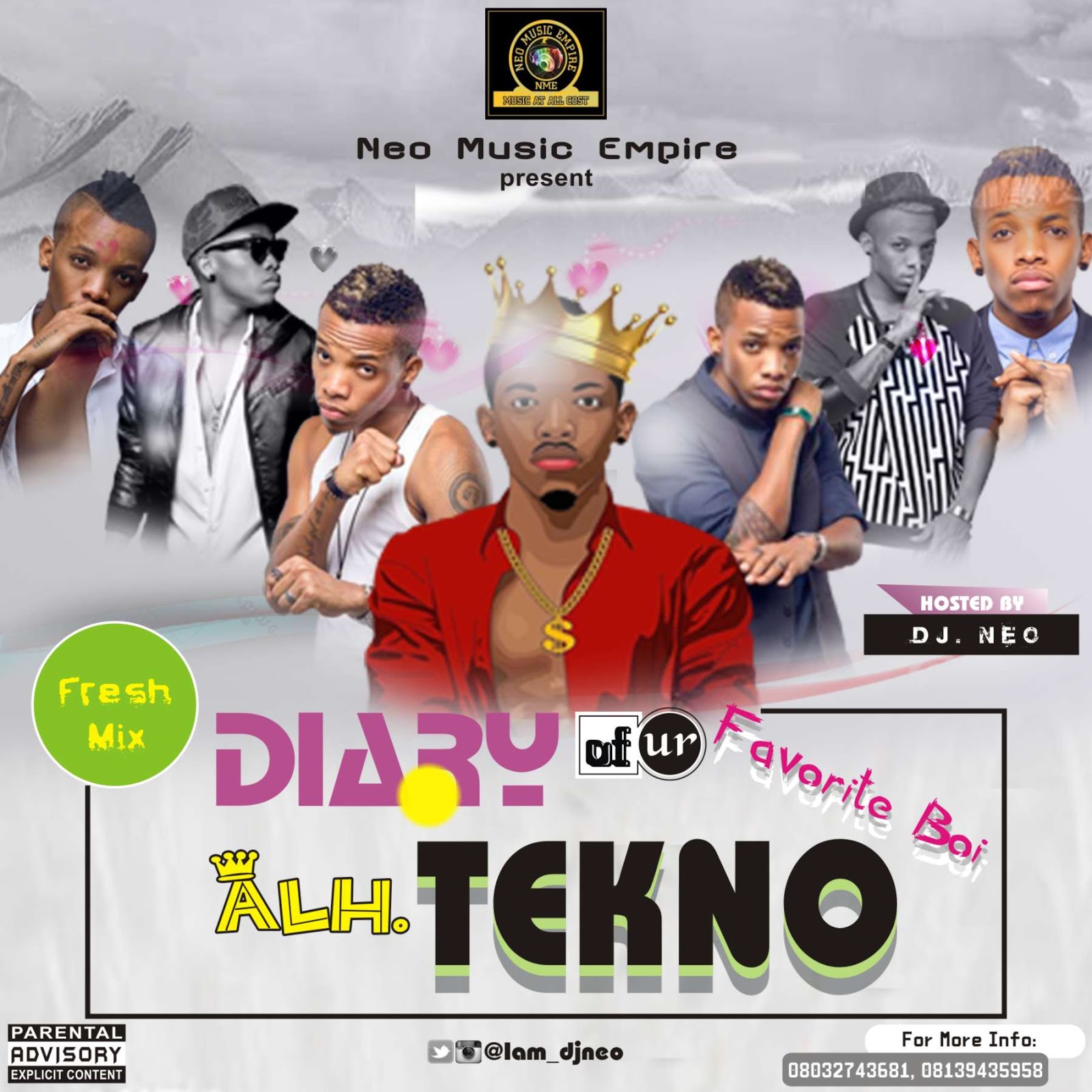 [Mixtape]: Dj Neo - Diary of your favourite boy (Alhaji Tekno) - Yellow ...