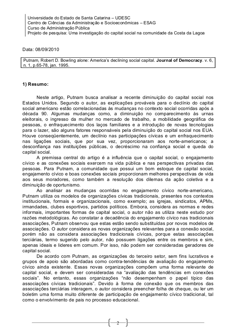 fichamento de artigo - wood scribd braxin