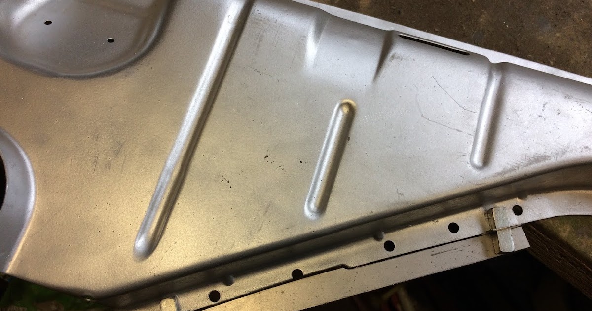 1965 VW Beetle Restoration: Uniting the front bulkhead panels