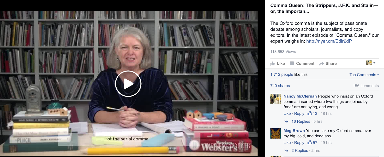 Heavens to Mergatroyd: Death to the Oxford Comma