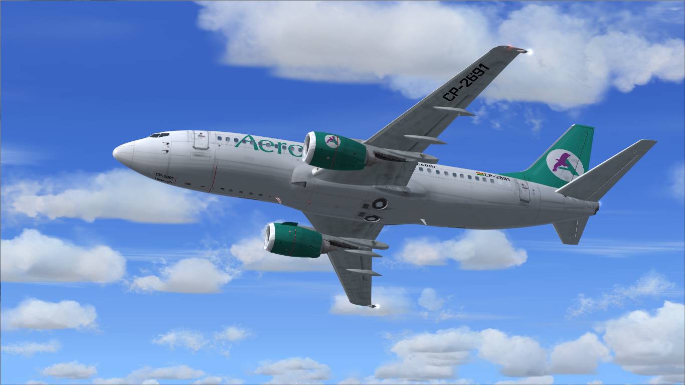 Texturas Brasileiras: Aerosur Boeing 737-300 CP-2691