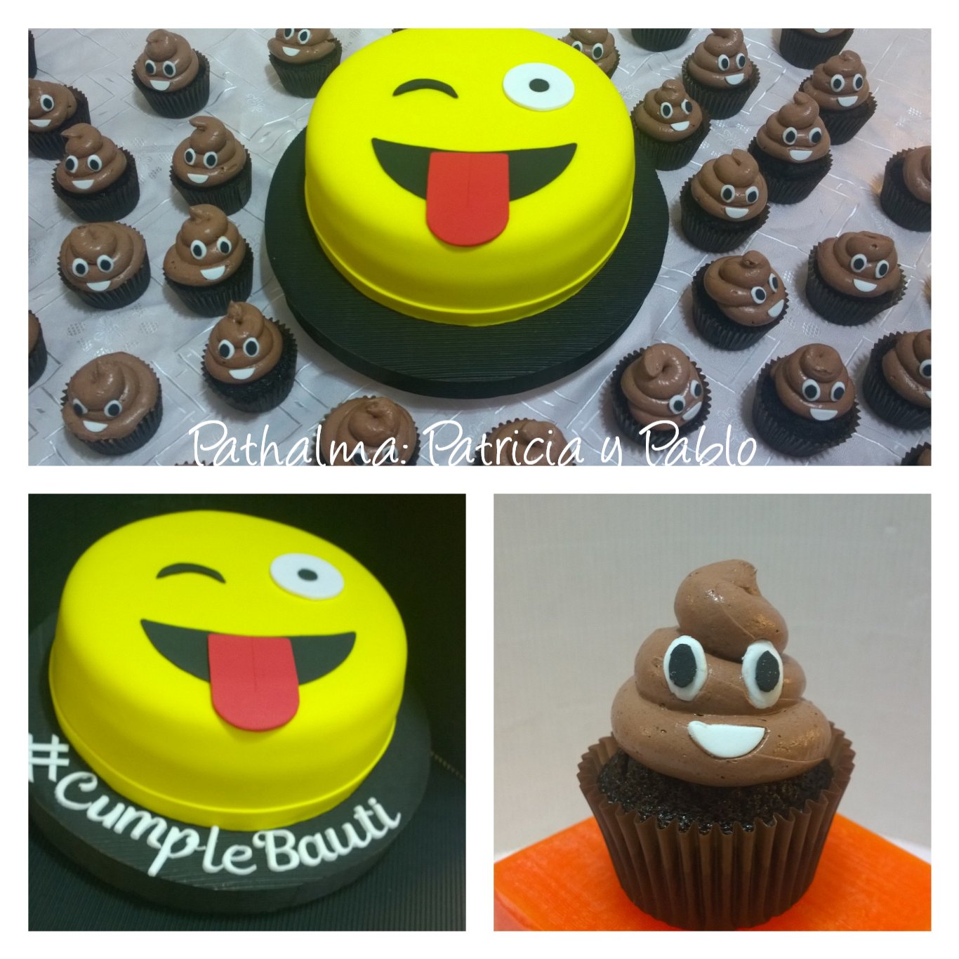 PATHALMA : Patricia y Pablo: Pastel de emoji pasa a paso, torta emoji