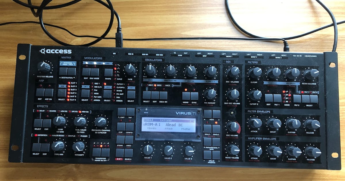 MATRIXSYNTH: Access Virus TI Desktop Digital Synthesizer