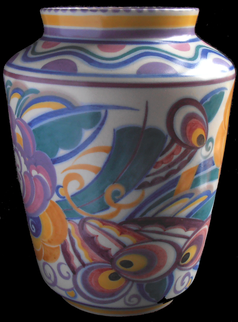 Rob's Poole Pottery Blog: BX Bug-Eyes Pattern