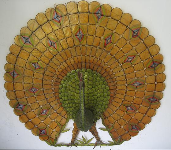 TOKO ANTIEK RETRO: VINTAGE UNIQUE HIASAN DINDING WHITE SHELL " THE KING ...