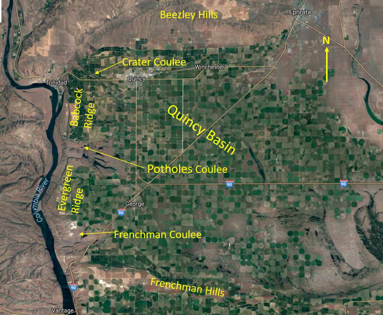Potholes Coulee - What Happened There?
