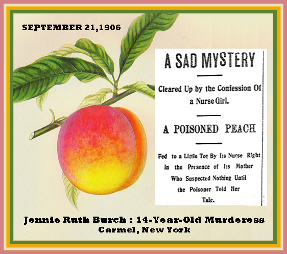 Unknown Gender History: Jennie Burch, 14-Year-Old Murderess – Carmel ...