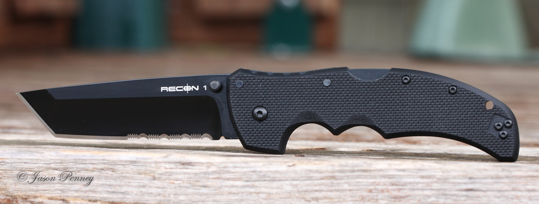 El Centavo's Gear Reviews: Cold Steel Recon 1 Review (50/50 Tanto point)