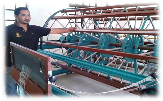 MESIN TENUN SEMI AUTO (PKNP): JENIS-JENIS MESIN TENUN SEMI AUTO