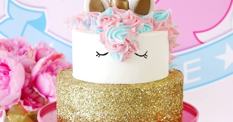 How To Make a Unicorn Birthday Cake - Party Ideas | Party Printables Blog