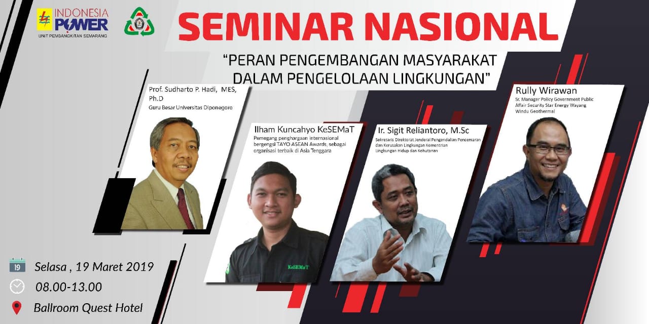 Presiden KeSEMaT Pembicara Seminar Nasional HMTL UNDIP dan Indonesia ...