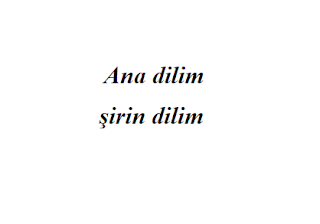 Ana dilim - şirin dilim (İnşa)