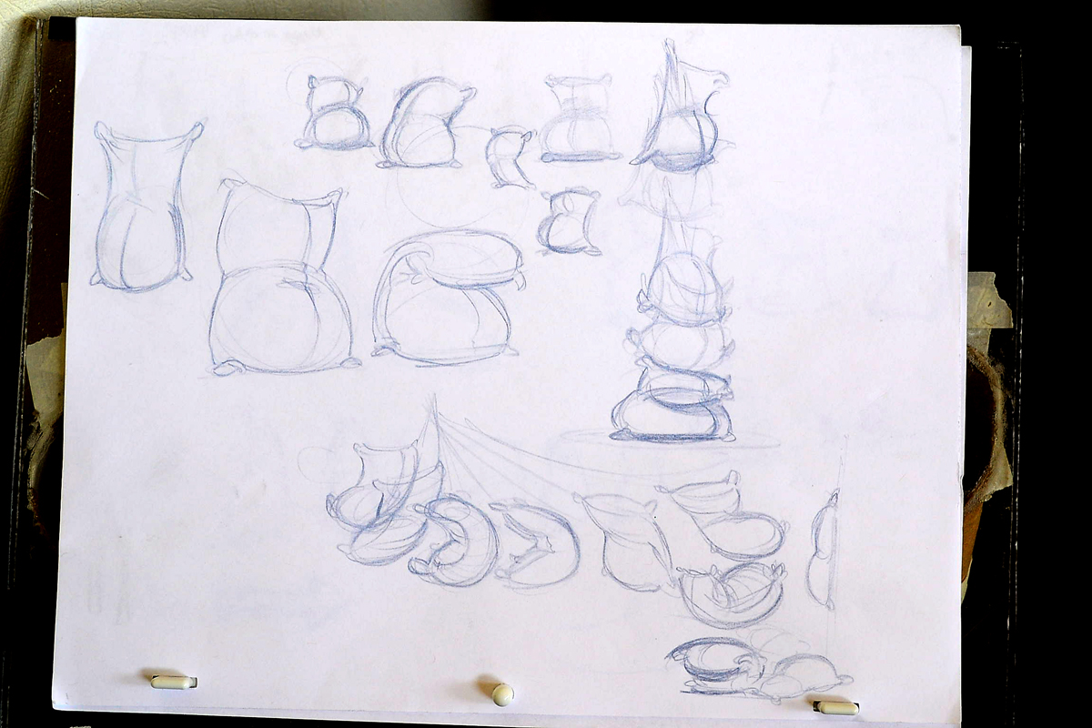 Animated Skycat: Flour Sack. Animation