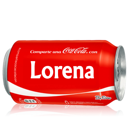 Coca cola con " L " - NombresEloisa.com