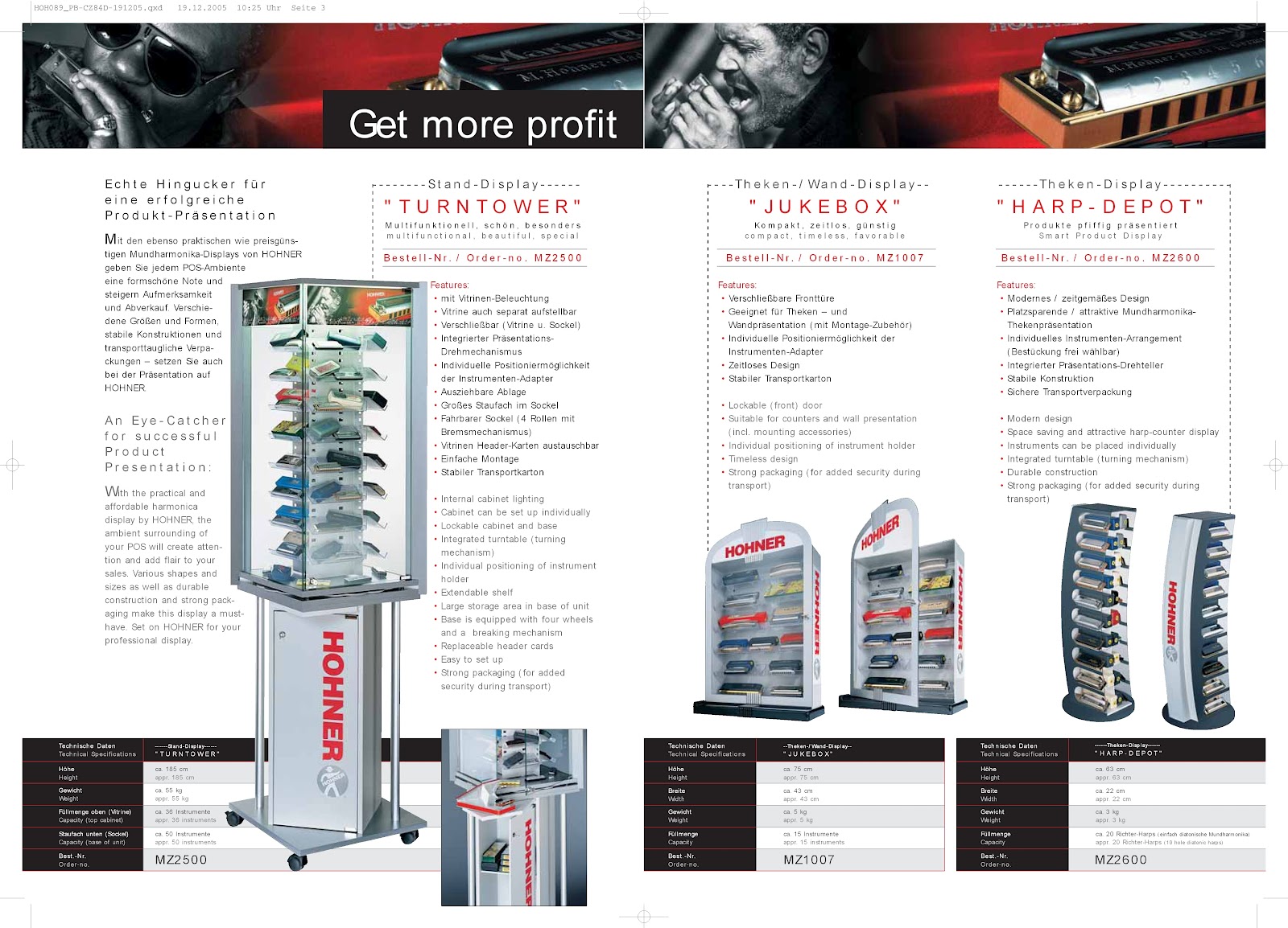 Janela aberta - Blogue de harmonica: Hohner Display Flyer