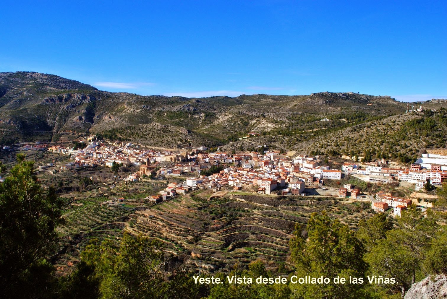 Yeste. Albacete. Paisajes: YESTE. Vista general