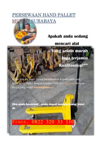 hand pallet baru surabaya
