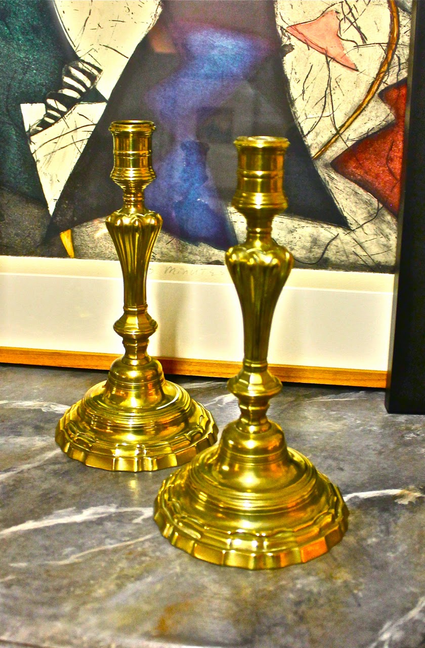 Jones and Cole: 18th c. FRENCH LOUIS XIV AND LOUIS XV CANDLESTICKS ...