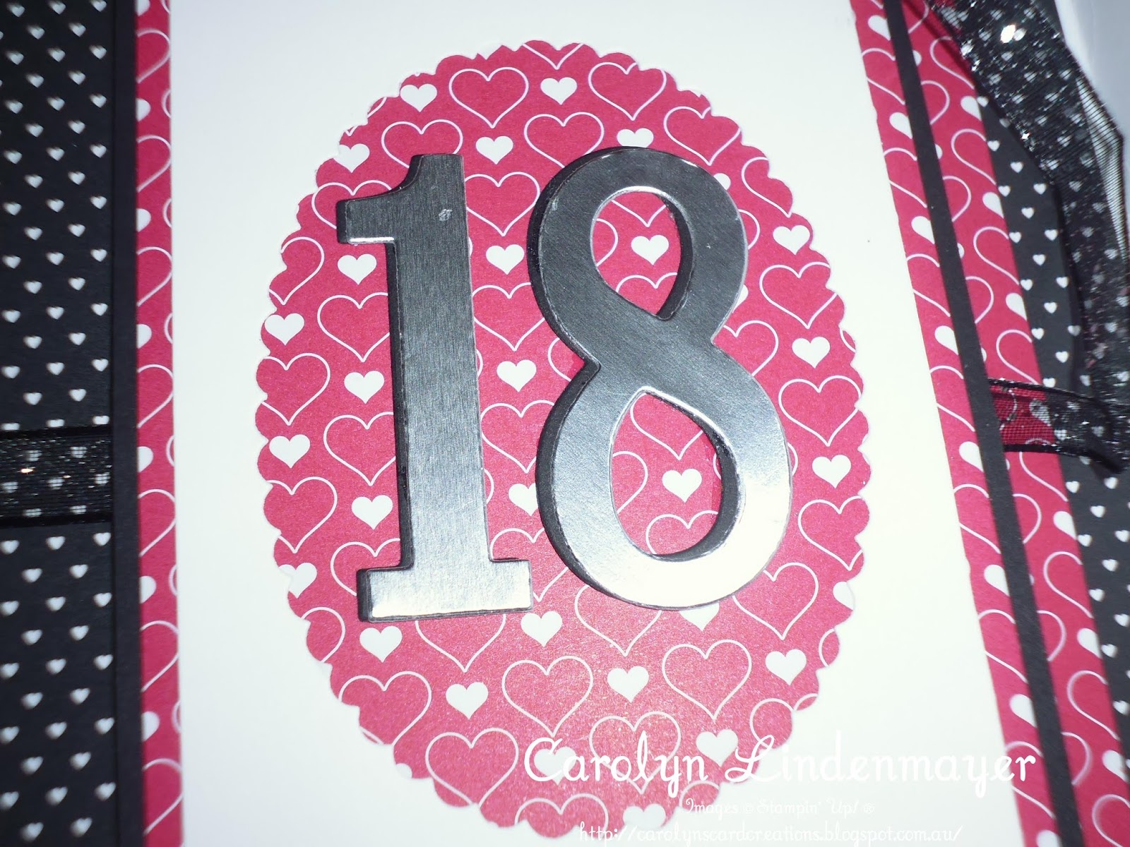 Ashley's 18th Birthday Card