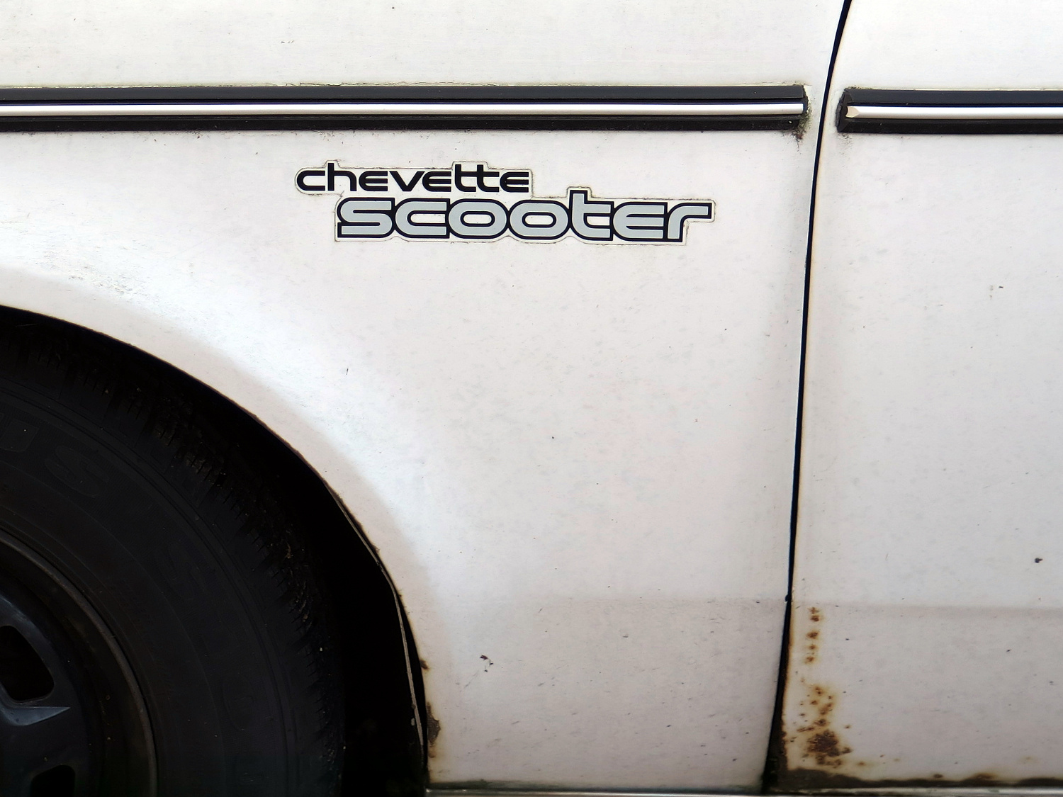 Old Parked Cars Vancouver: 1983 Chevrolet Chevette Scooter