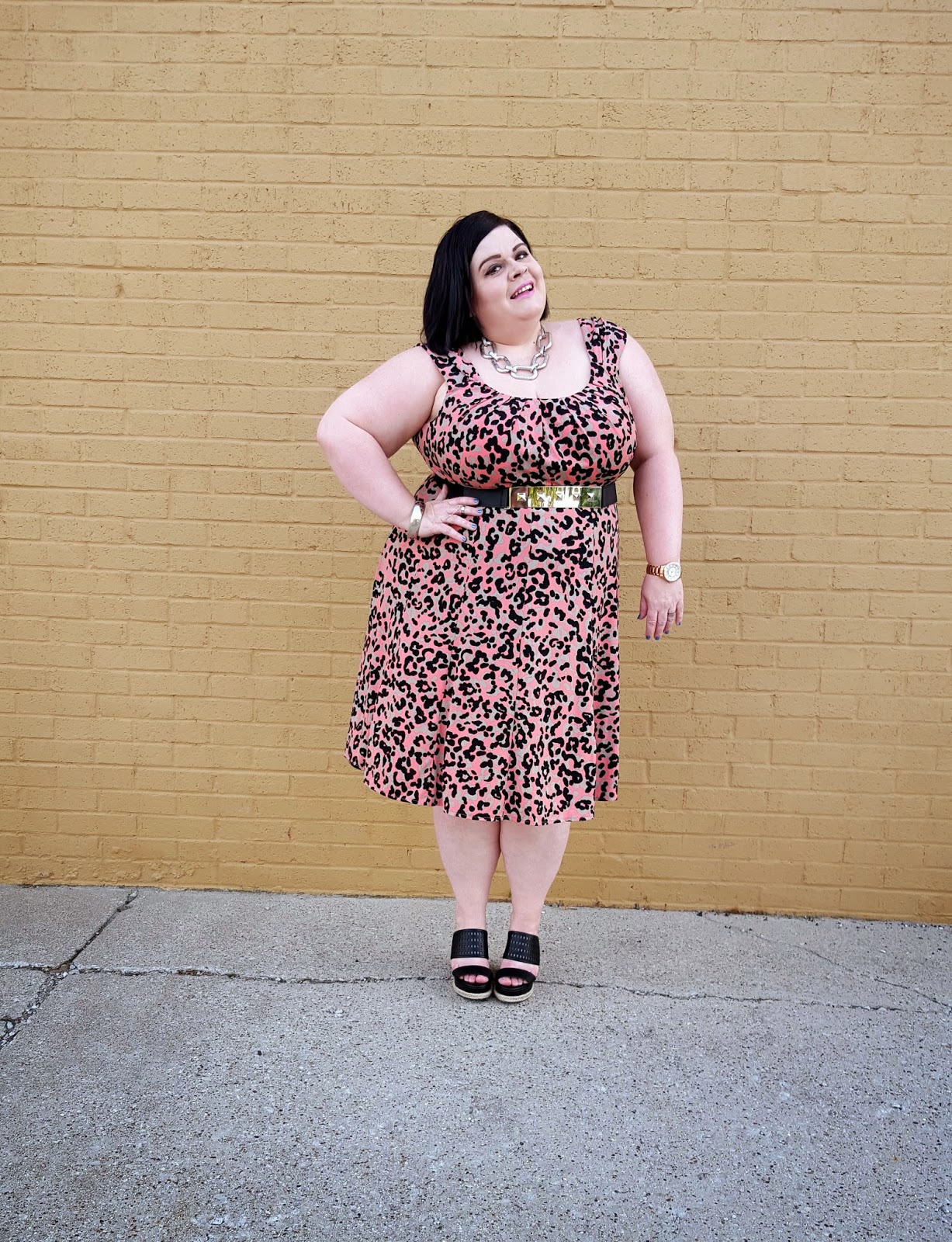 TheStyleSupreme: Plus Size OOTD: London Times Animal Print Fit & Flare ...