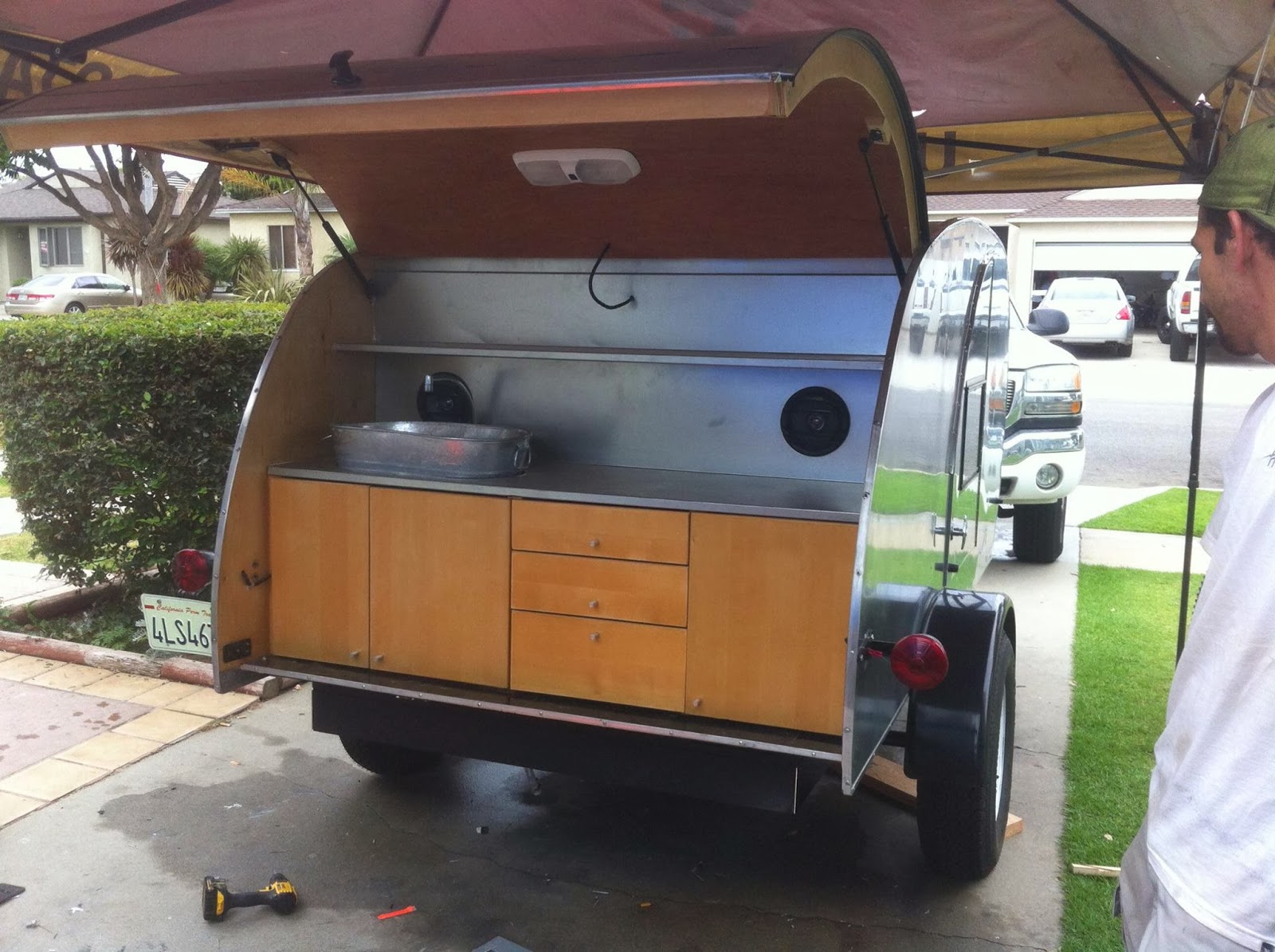 Tiny Yellow Teardrop: Featured Teardrop: Crybaby Teardrop Trailers