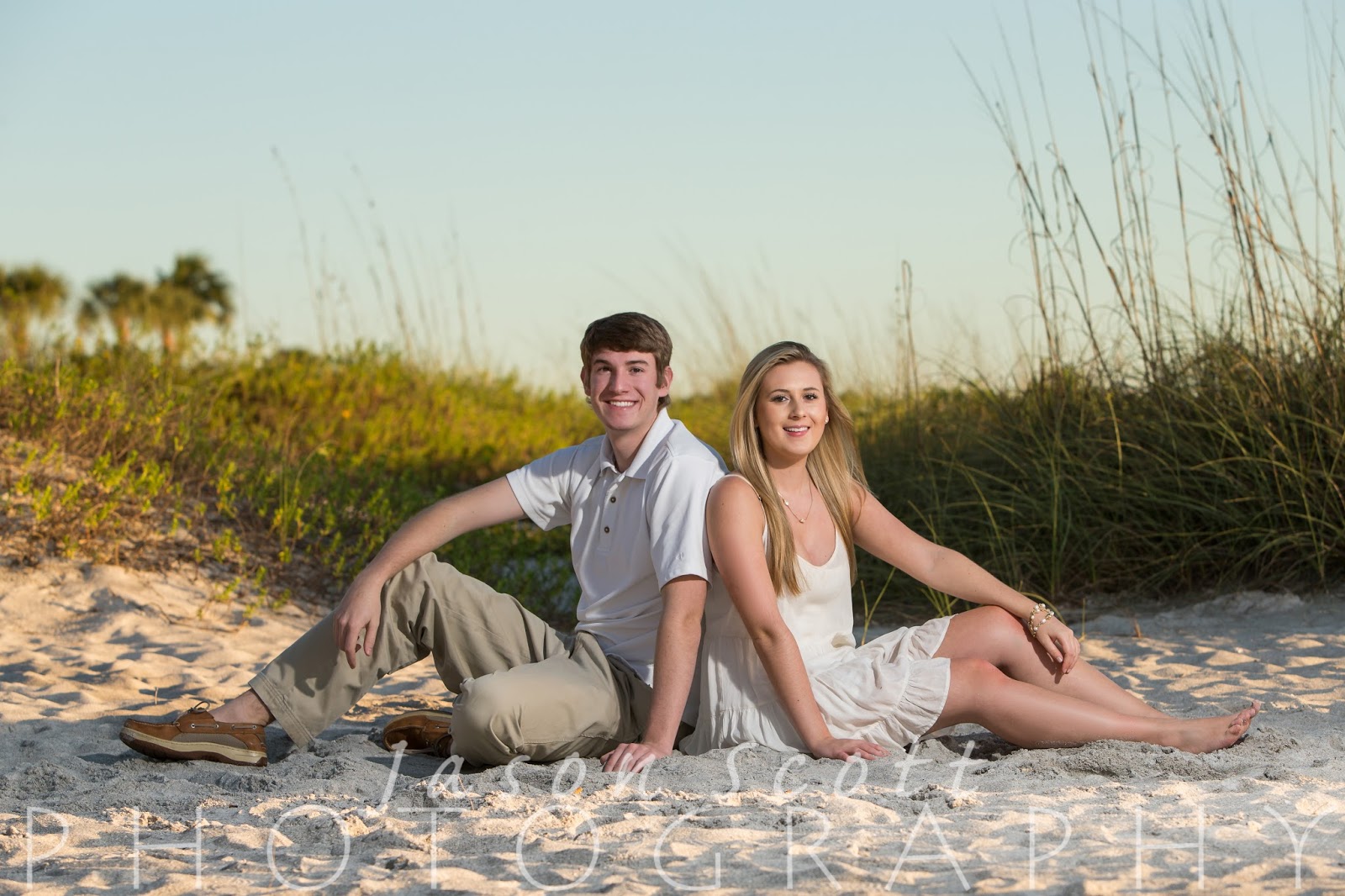 Longboat Key Beach Portraits - Huggins Family | Jason Scott Photography