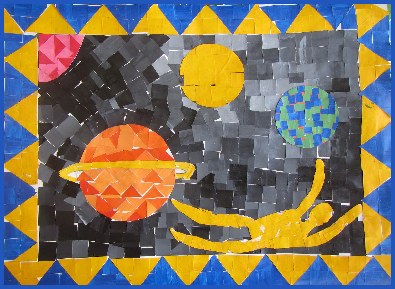 The Visual Arts Studio: 6th Grade Mosaics: The Hero's Journey